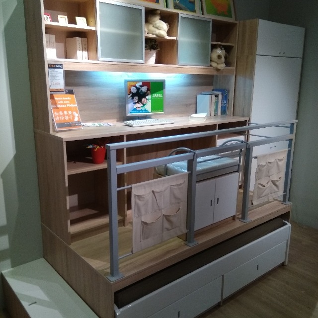 Childrens Pull Out Bed & Study Table, Furniture & Home Living ...