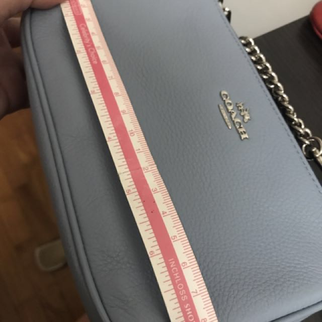 Coach Powder Blue Mini bag, Luxury, Bags & Wallets on Carousell