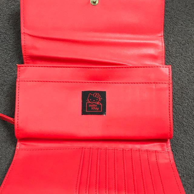 DOMPET HELLO KITTY ORIGINAL SANRIO RED APPLE WALLET, Buku & Alat Tulis ...