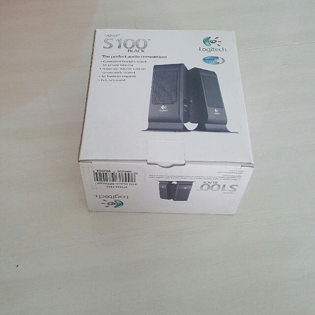 Logitech S100 Black speaker, TV & Home Appliances, TV & Entertainment, Entertainment Systems ...