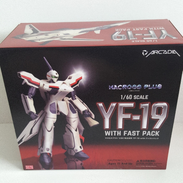 Macross Plus Arcadia 1/60 Scale YF-19 With Fast Pack, Hobbies & Toys, Toys & Games on Carousell