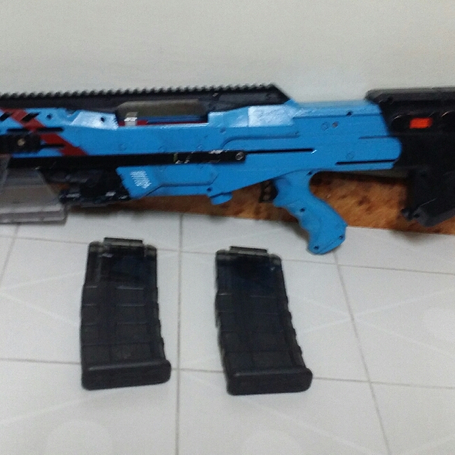 Modded Nerf Longshot, Hobbies & Toys, Toys & Games on Carousell