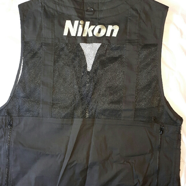 Nikon Photo vest jacket, Men's Fashion, Tops & Sets, Hoodies on Carousell