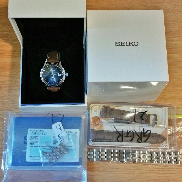 Seiko Presage Cocktail SRPB41 (1 Month, Local Set, Free Premium Straps ...