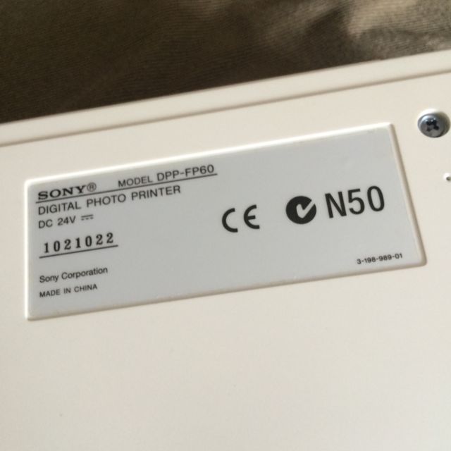 Sony DIY Digital Photo Printer Dpp-FP60, Photography, Cameras on Carousell