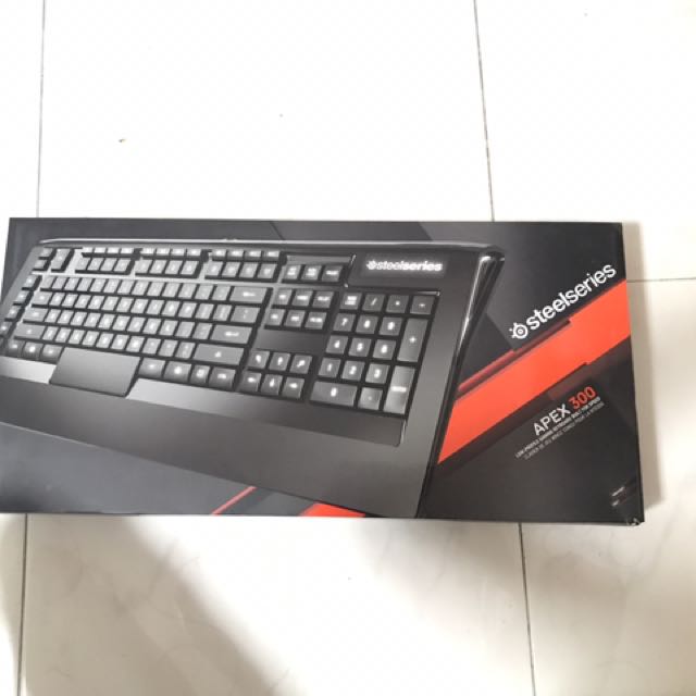 Steelseries apex300 gaming keyboard, Computers & Tech, Parts ...