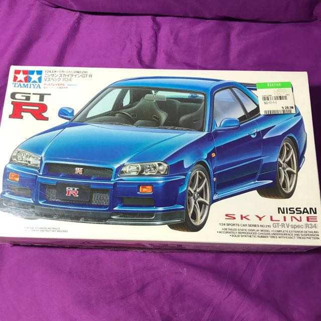 Tamiya 1/24 Nissan skyline GT-R R34, Hobbies & Toys, Toys & Games on ...