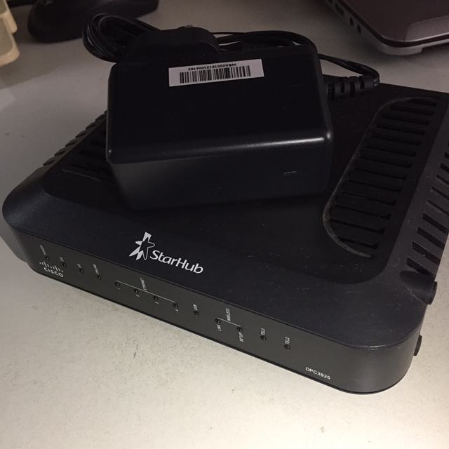 Cisco Cable Modem (Starhub), Computers & Tech, Parts & Accessories ...