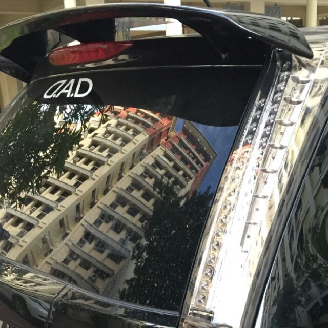Honda stream Mugen style spoiler, Car Accessories on Carousell