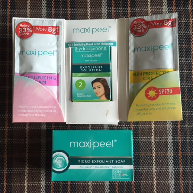 Maxipeel Skin Renewal Kit + Soap, Beauty & Personal Care, Face, Face Care on Carousell
