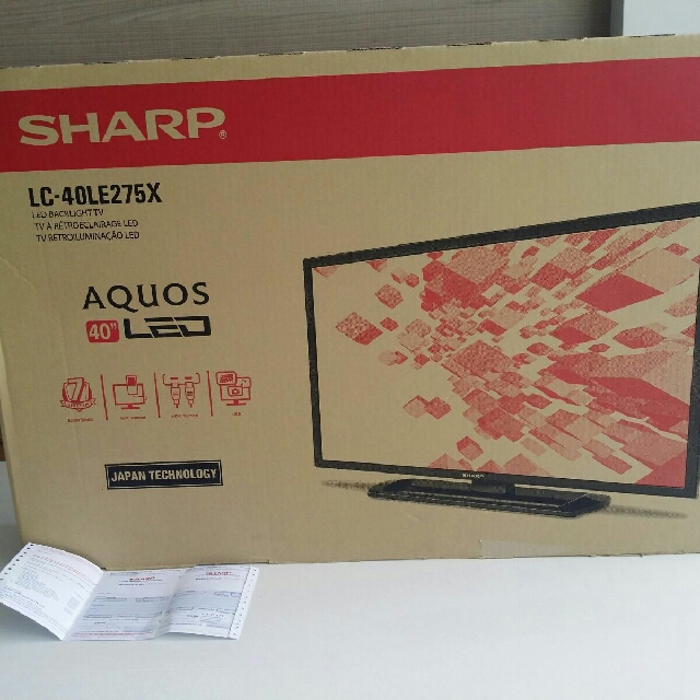 Sharp AQUOS 40 Inch Full HD LED TV - BRAND NEW, TV & Home Appliances, TV & Entertainment, TV on ...