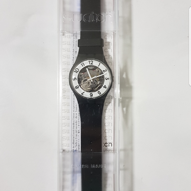 Swatch Skeleton Watch - Black , Men's Fashion, Watches & Accessories ...