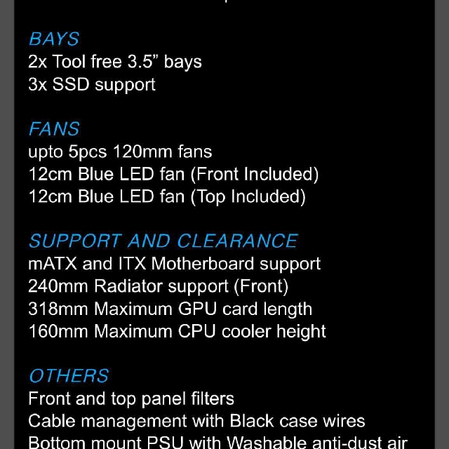 Tecware Raiden Elite Tower Case, Computers & Tech, Parts & Accessories ...