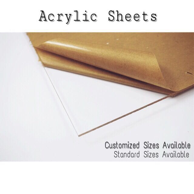 Acrylic Sheet, Design & Craft, Craft Supplies & Tools on Carousell