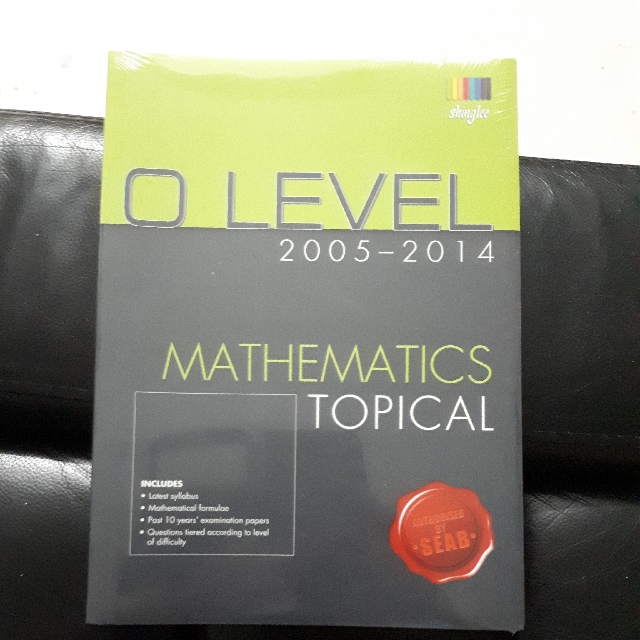 E-math O-level Past Year Papers With Solutions Package, Hobbies & Toys ...