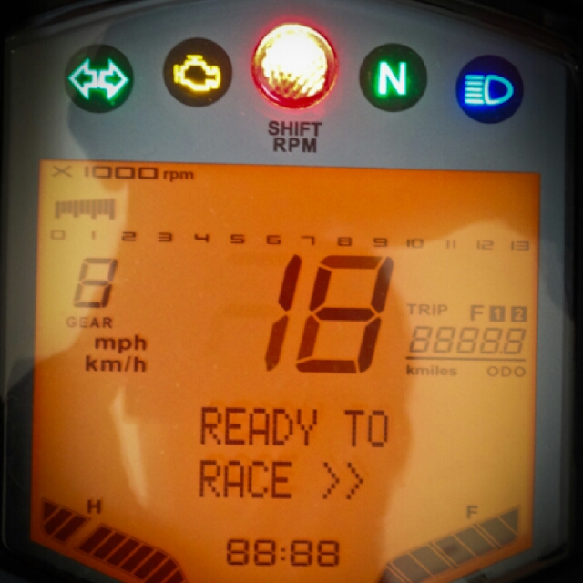 KTM Duke 2012 Speedometer, Motorcycles, Motorcycle Accessories on Carousell