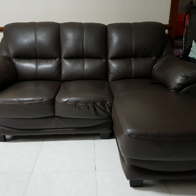 Sofa High Pvc Material, Furniture & Home Living, Furniture, Sofas on ...