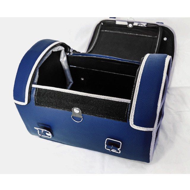 Vespa Top box (Blue and White), Motorcycles, Motorcycle Accessories on ...