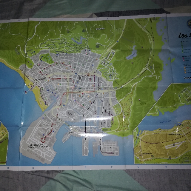 Gat V With Map, Video Gaming, Video Game Consoles, Others on Carousell