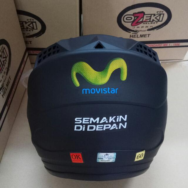 LASER W1 MOVISTAR HELMET, Motorbikes on Carousell