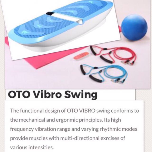 Oto Vibro Swing (blue), Health & Nutrition, Massage Devices on Carousell