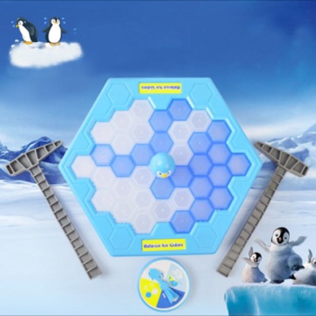 Save The Penguin Ice Breaker Toy, Hobbies & Toys, Toys & Games on Carousell