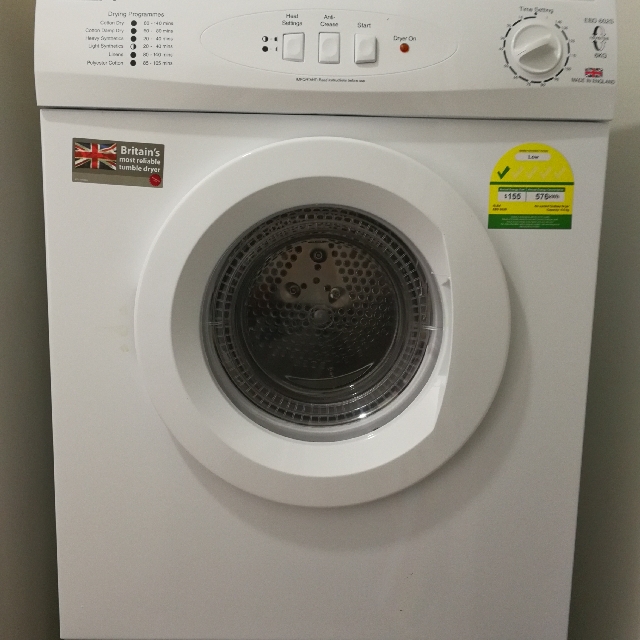 Almost NEW ELBA 6KG Dryer Model : EBD602S, TV & Home Appliances ...