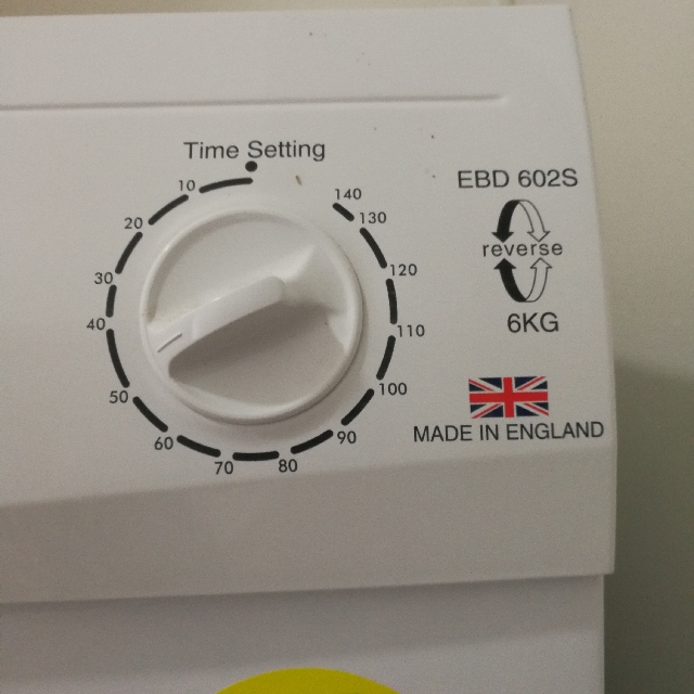 Almost NEW ELBA 6KG Dryer Model : EBD602S, TV & Home Appliances ...