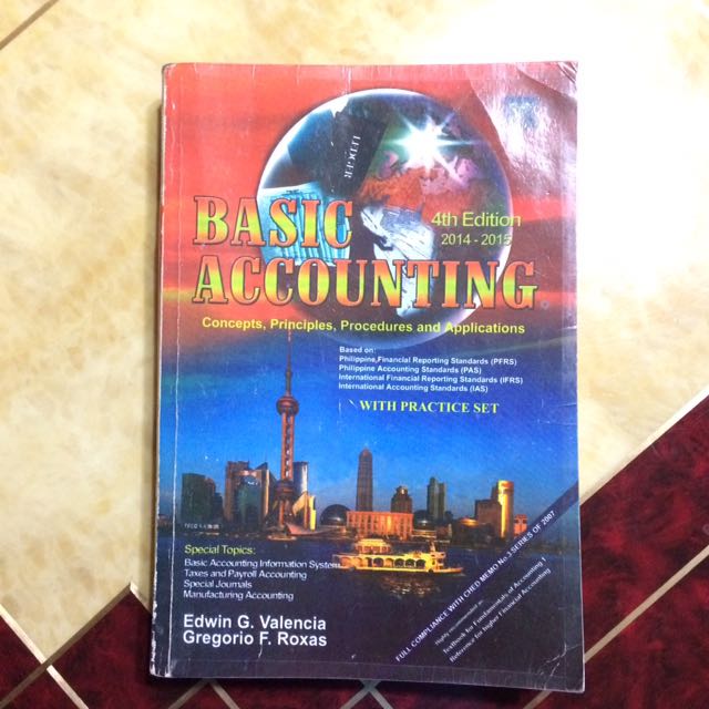 Basic Accounting 4th Edition 2014-2015/ Edwin G. Valencia& Gregorio F ...