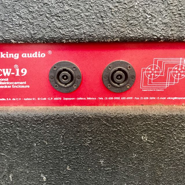 Big Monster Speaker Viking Speaker Viking Audio MCW-19 Made in Mexico ...