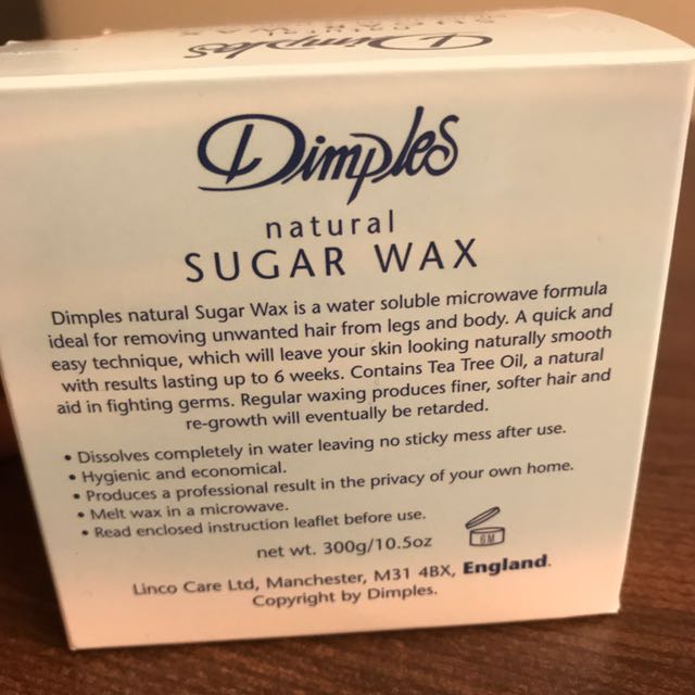 Dimples Natural Sugar Wax, Health & Nutrition, Health Supplements ...