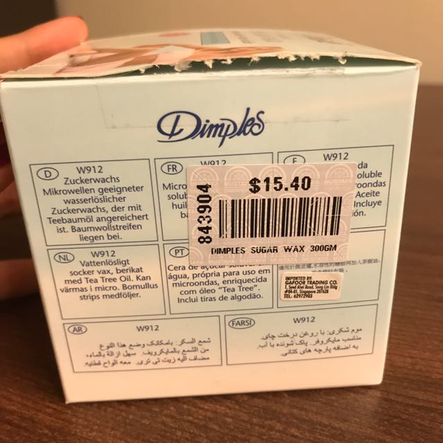 Dimples Natural Sugar Wax, Health & Nutrition, Health Supplements ...