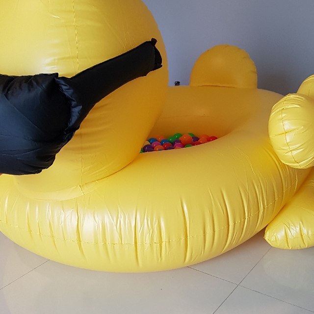 Giant Rubber Duck Pool Float, Hobbies & Toys, Toys & Games on Carousell