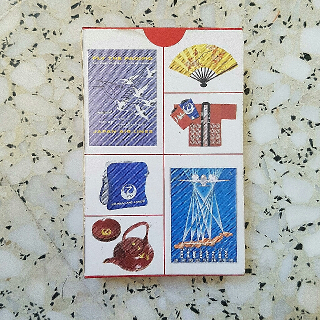 Japan Airlines Red Playing Cards vintage antique, Hobbies & Toys ...
