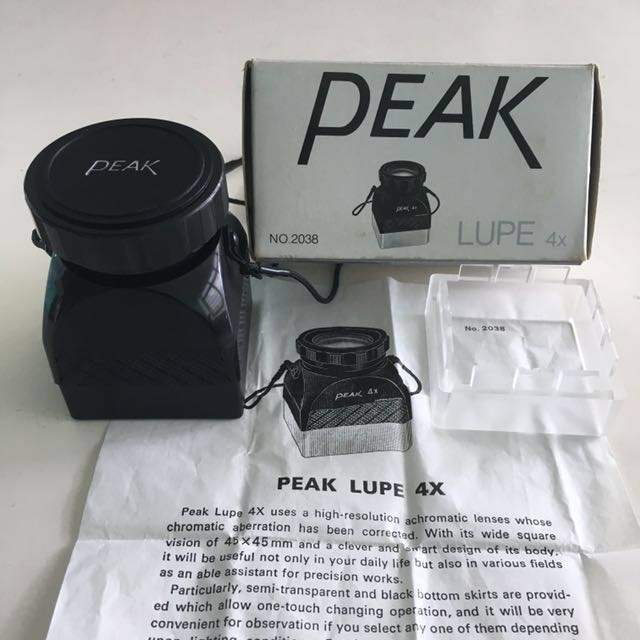 Peak Lupe 4X No.2038, Photography, Photography Accessories, Other ...