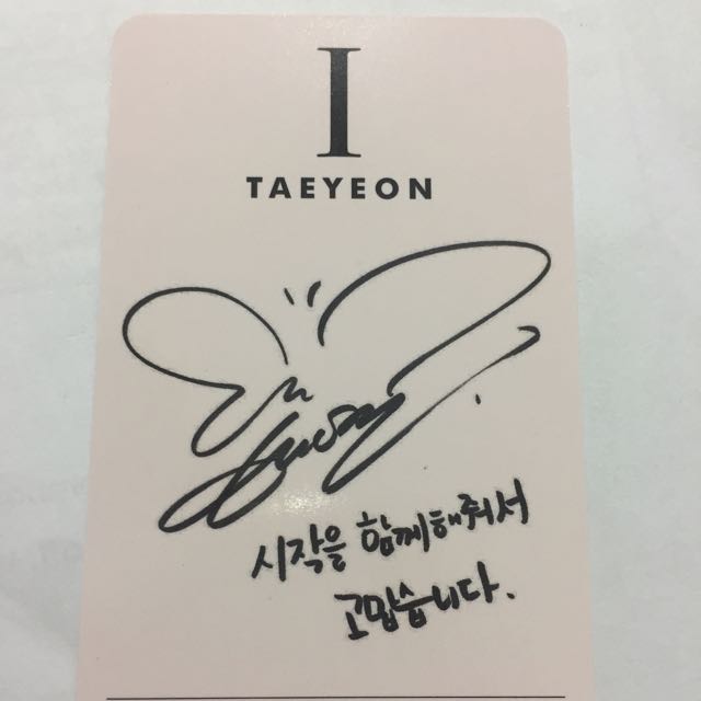 Taeyeon First Album, Hobbies & Toys, Memorabilia & Collectibles, K-Wave ...