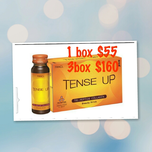 Tense Up Collagen Drinks, Health & Nutrition, Health Supplements ...