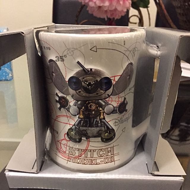 Authentic Disneyland Robot Stich Mug, Hobbies & Toys, Collectibles ...