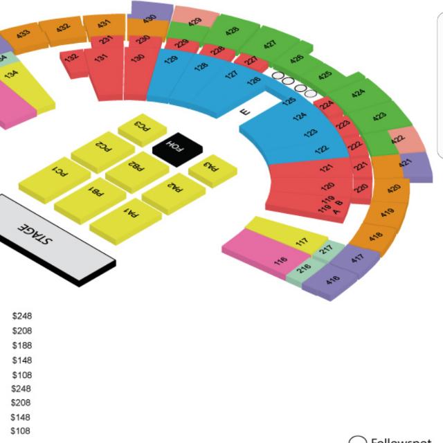 Backstreet Boys Concert Oct 21st NATIONAL STADIUM Cat 3 Section 119 ...