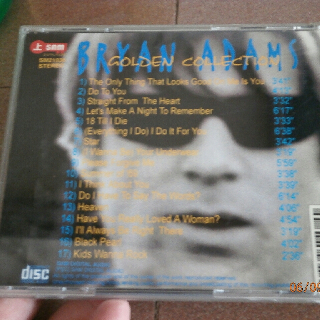 Bryan Adam CD, Hobbies & Toys, Music & Media, CDs & DVDs on Carousell