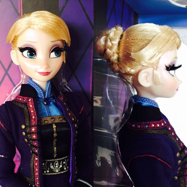 Disney Store Limited Edition 17" Elsa Doll - Frozen - Purple Dress ...