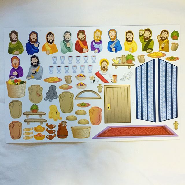 Last Supper Giant Sticker Scenes, Hobbies & Toys, Stationery & Craft ...