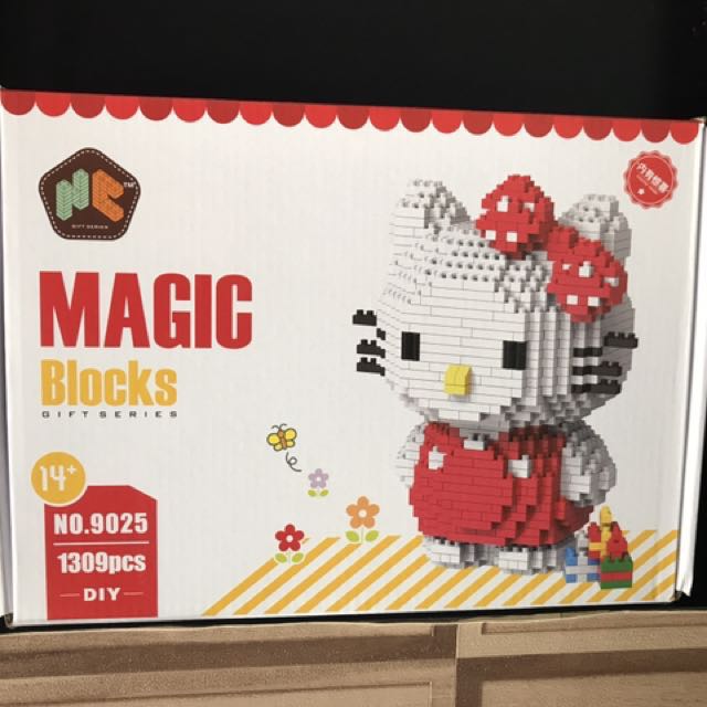 Magic Blocks -3D Hello Kitty, Hobbies & Toys, Toys & Games on Carousell