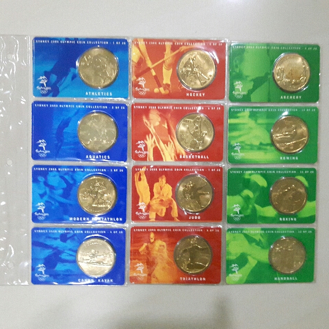 Sydney 2000 Olympics Coin Collection With Presentation Folder, Hobbies ...