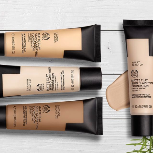 The Body Shop Matte clay Foundation, Beauty & Personal Care, Face ...