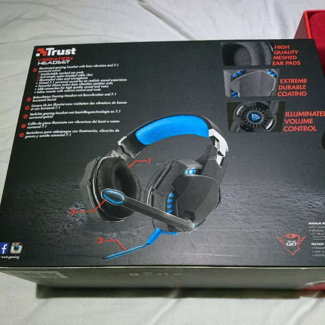 Trust Vibration Headset, Audio, Headphones & Headsets on Carousell