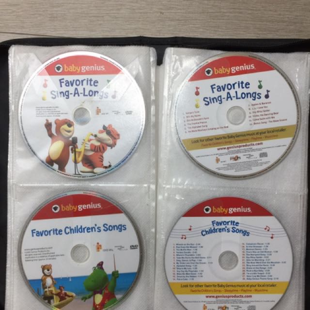 Baby Genius DVD and matching music CD x 2 sets, Hobbies & Toys, Music ...