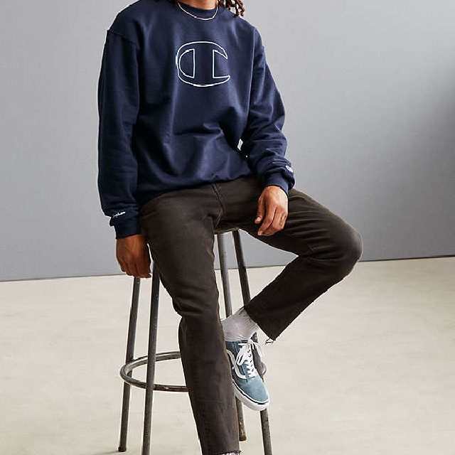 CHAMPION BIG C CREW NECK SWEATSHIRT, Men's Fashion, Tops & Sets ...