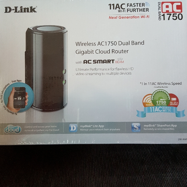 D-link Wireless AC1750 Dual Band Gigabit Cloud Router, Computers & Tech, Parts & Accessories ...