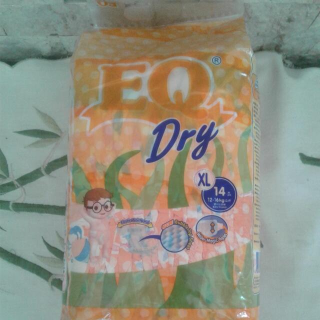 EQ Dry diapers XL 14pcs per pack NEW, Babies & Kids, Babies & Kids Fashion on Carousell